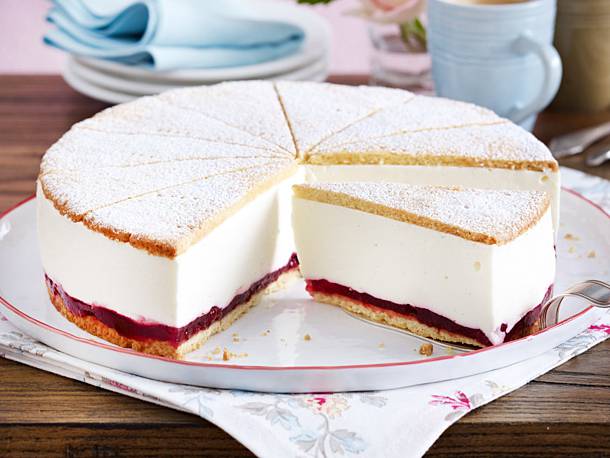 Käse-Sahne-Torte - Einfache Rezepte