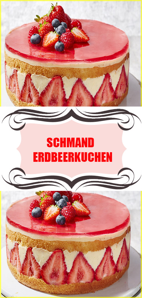 Schmand Erdbeerkuchen – Schnell und Einfach