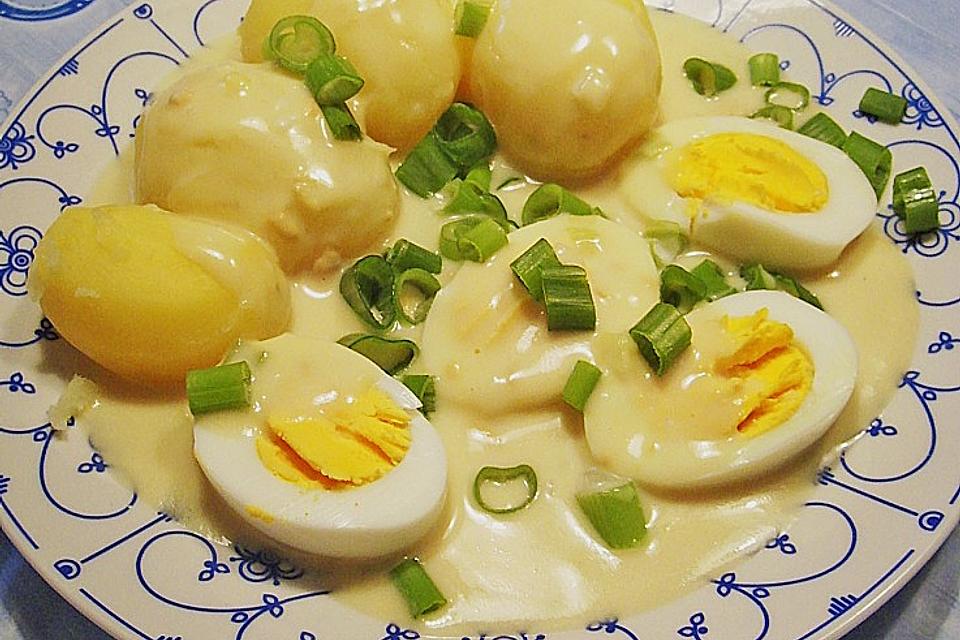 Eier in Senfsoße - Einfache Rezepte