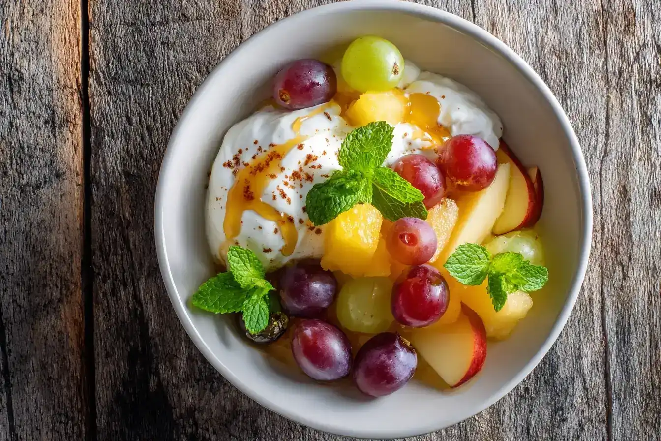 Gemischtes Obst mit Joghurt – Schnell & Gesund genießen